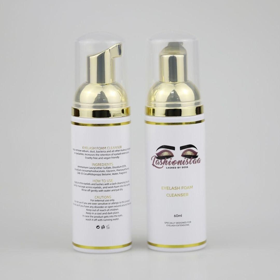 Eyelash Foam Cleanser With Brush – Everything Lashes Salon & Supply